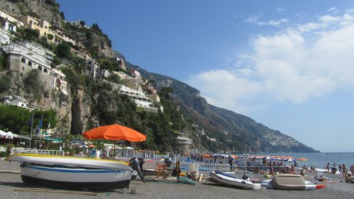 Positano Stadt - die Perle der Amalfiküste, die Stadt der Mode, Götterweg