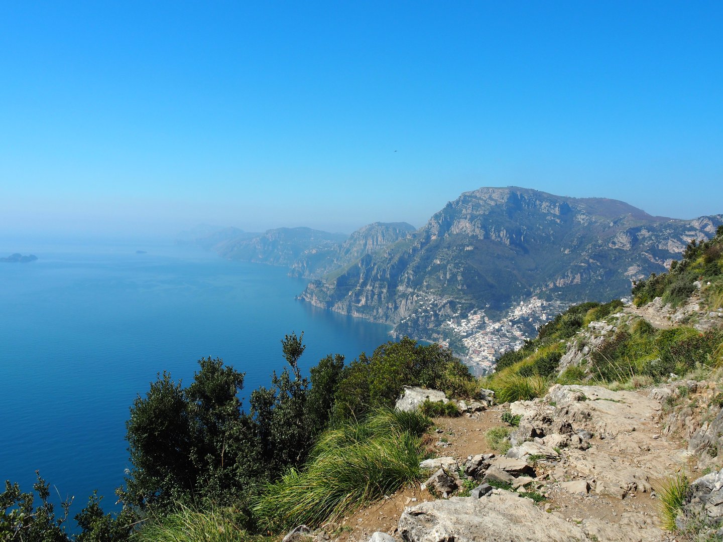 Positano Stadt - die Perle der Amalfiküste, die Stadt der Mode, Götterweg